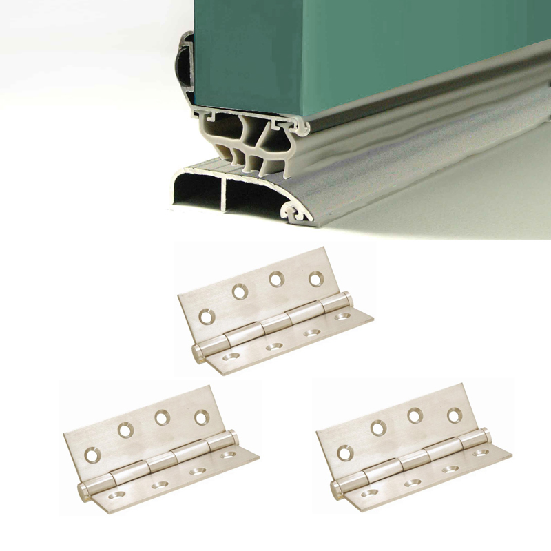 Essential Hardware Pack - Single, Silver - Doors Delivered