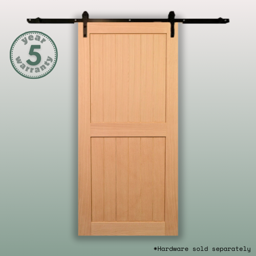 Barn Door Oak 2 Panel - Doors Delivered